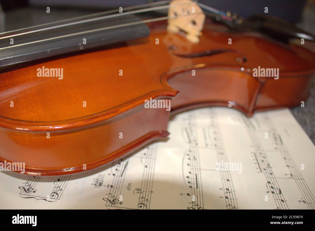 The art of violin, the prince of musical instruments Stock Photo - Alamy
