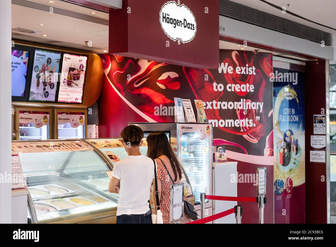 Hong Kong, China. 28th July, 2020. Customers purchasing at the American ...