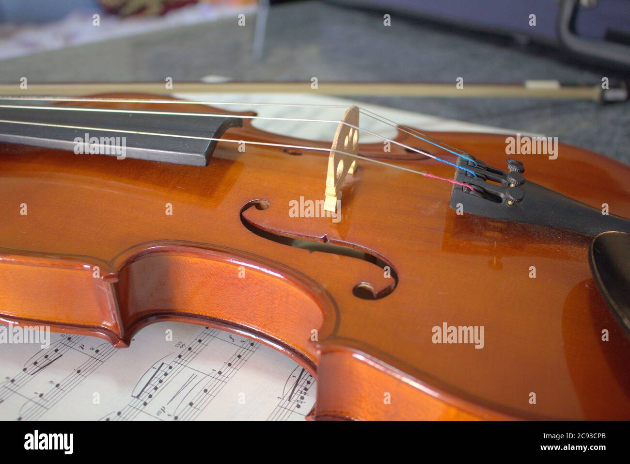 The art of violin, the prince of musical instruments Stock Photo - Alamy