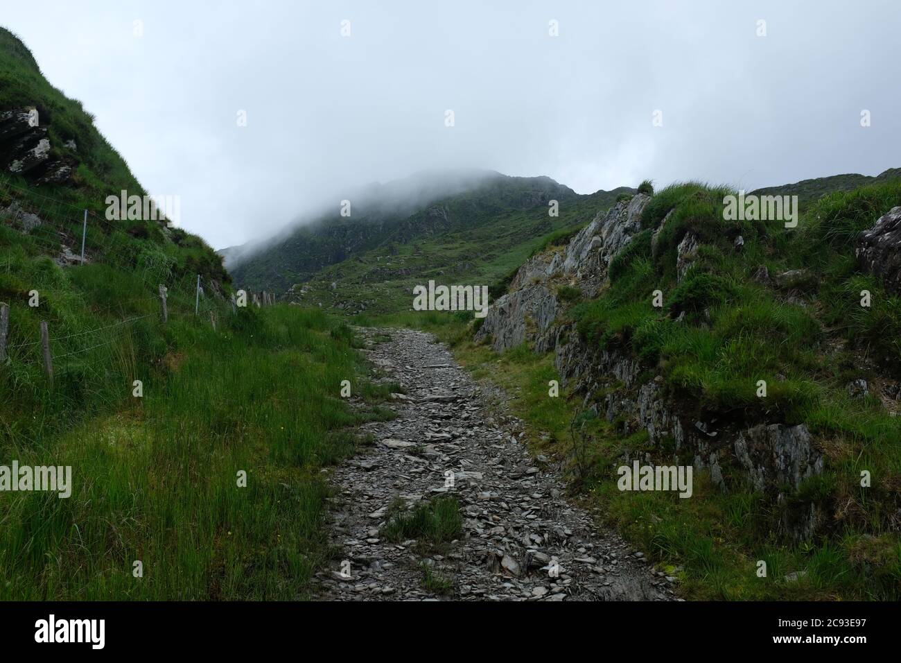 Walking the Kerry Way in 2019 in count Kerry in the south of Ireland ...
