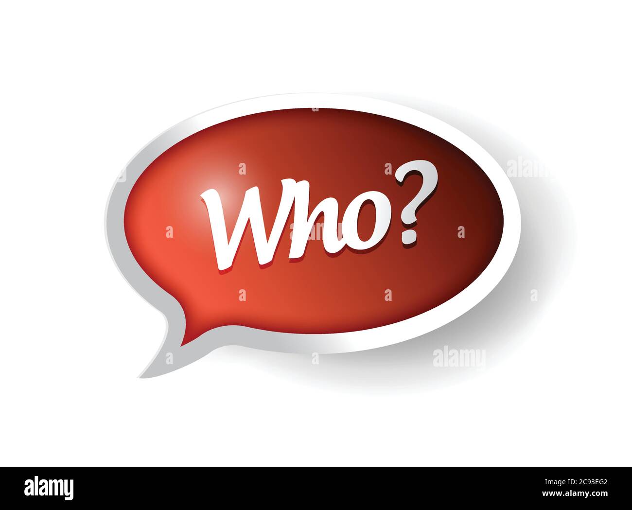 Who circle Stock Vector Images - Alamy