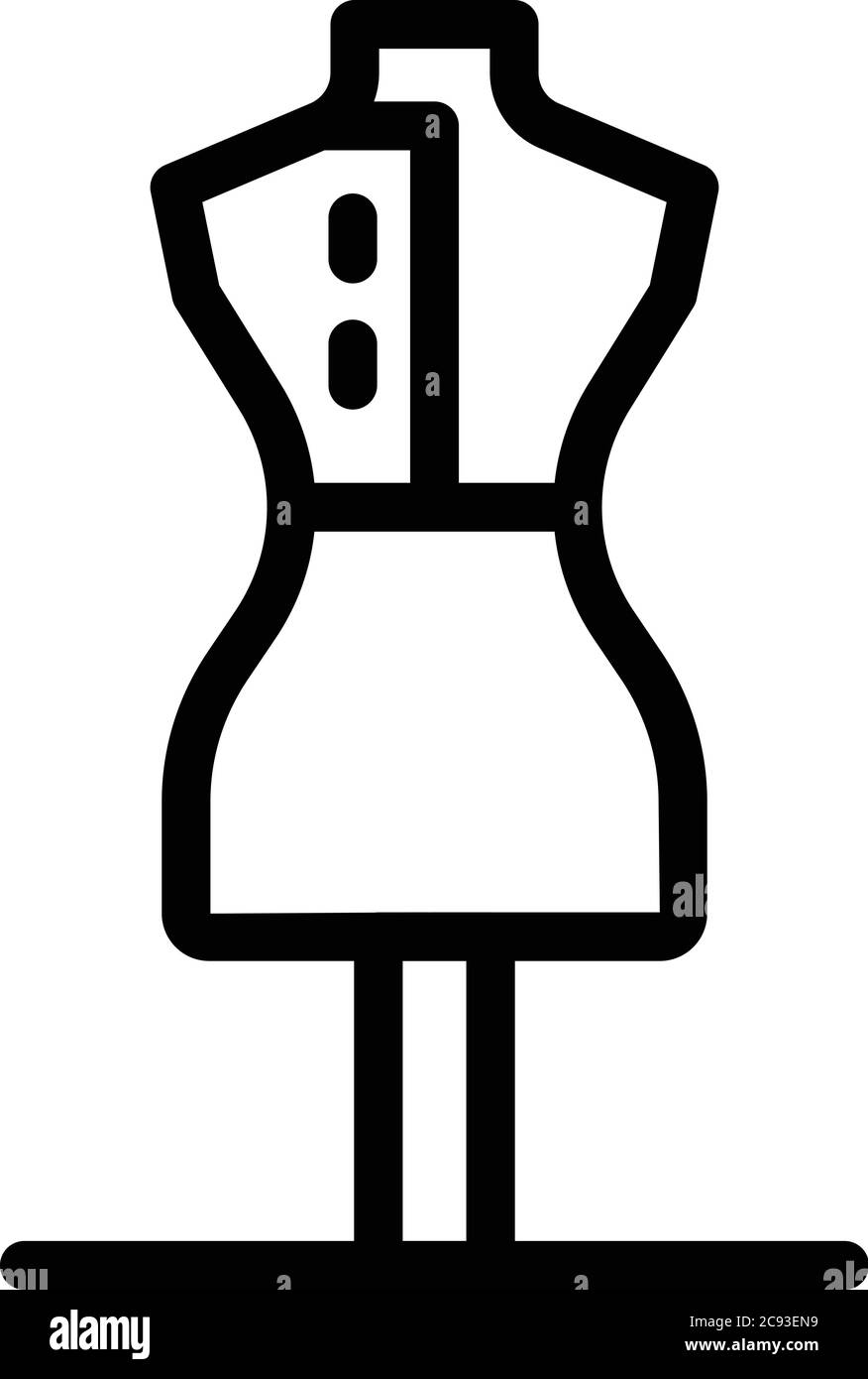 Dress production icon, outline style Stock Vector Image & Art - Alamy