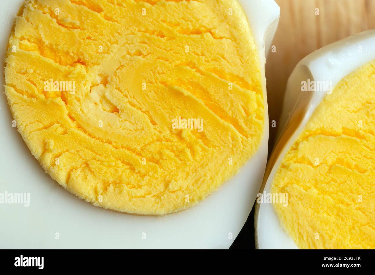 Close up medium boiled egg portion, Boiled eggs, farm fresh eggs taste ...