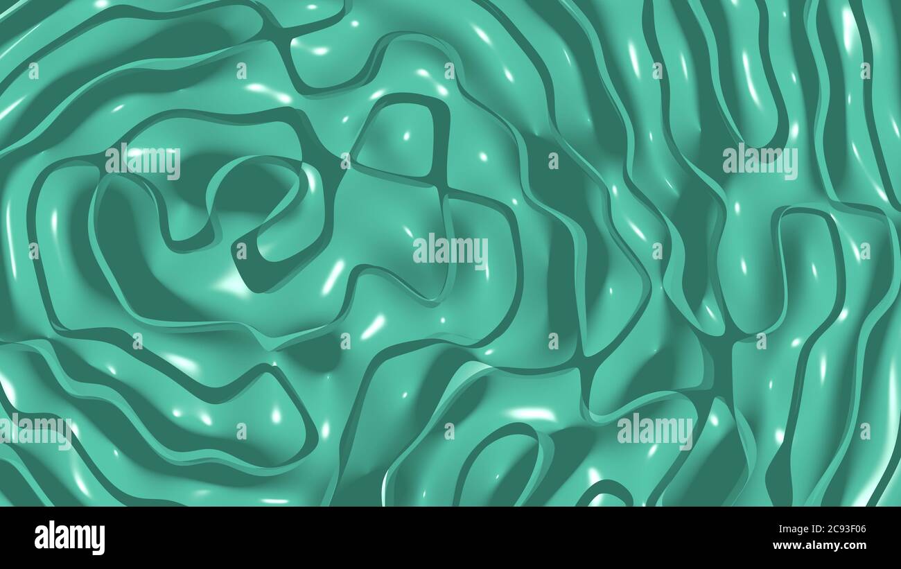 Plain 3D abstract background of monochromic GREEN (CRAYOLA) color with ...