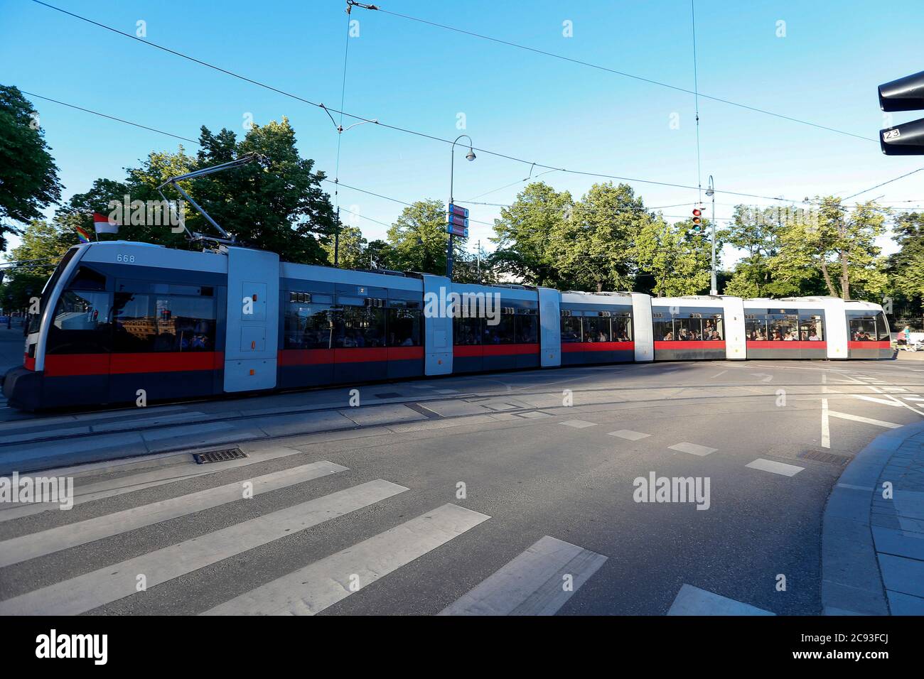 Vienna public trams transport hi-res stock photography and images - Alamy