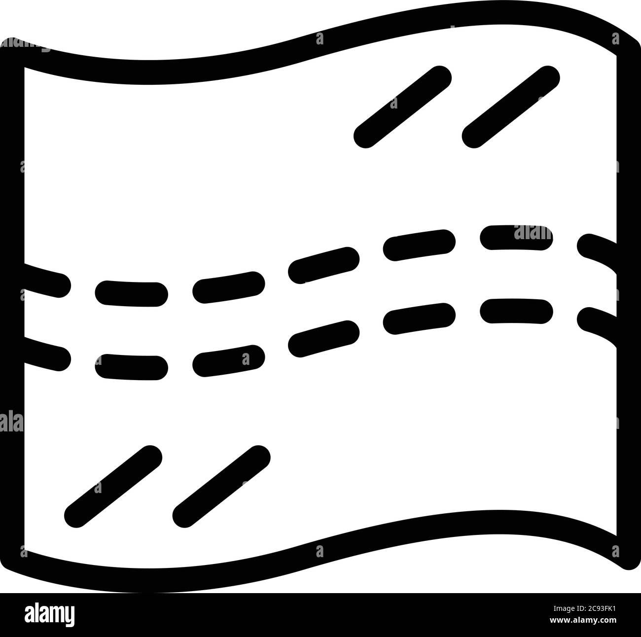 Cotton cloth icon, outline style Stock Vector Image & Art - Alamy