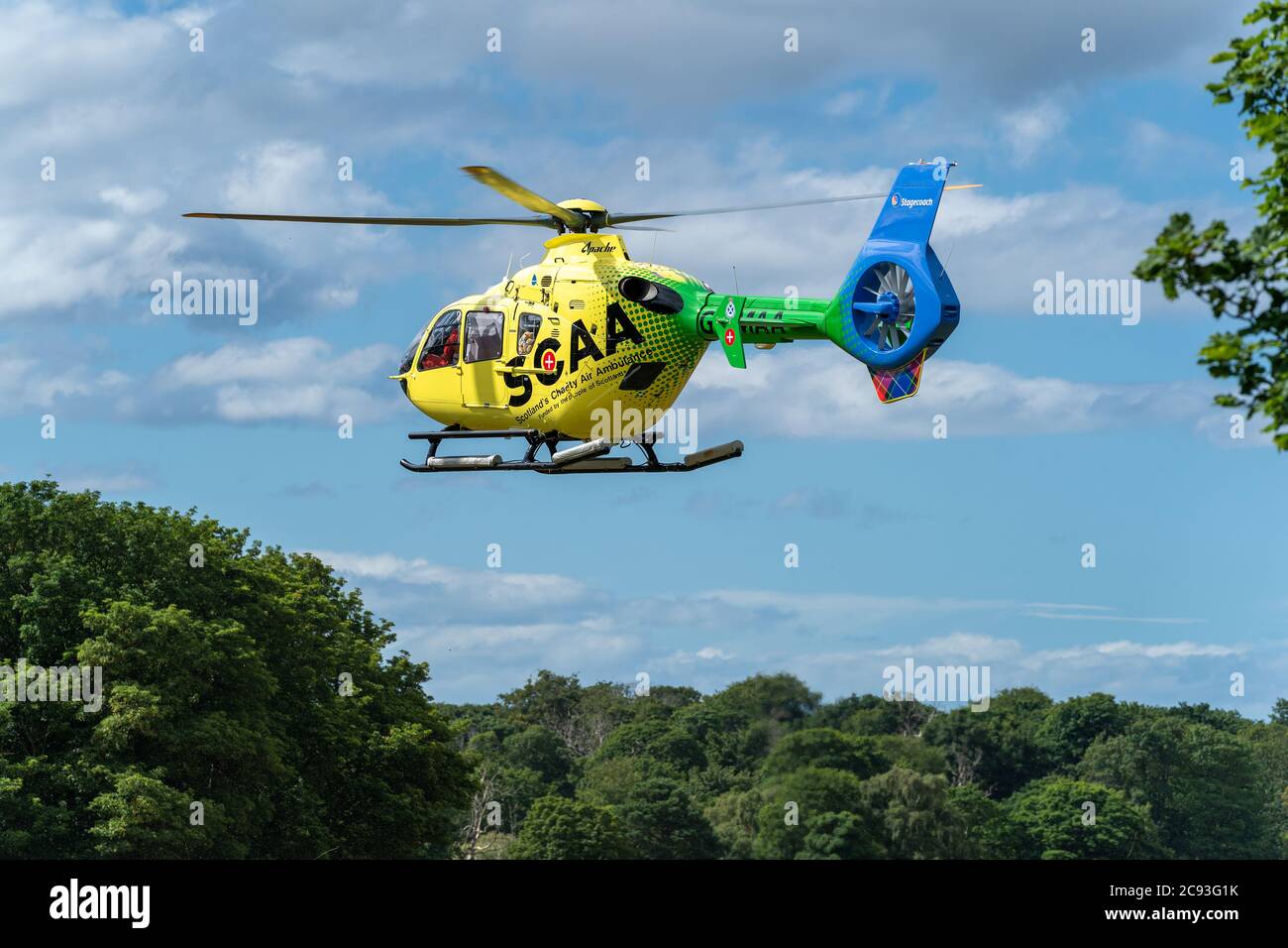 26 July 2020. Alvah Bridge, Banff, Aberdeenshire, Scotland, UK. This is ...
