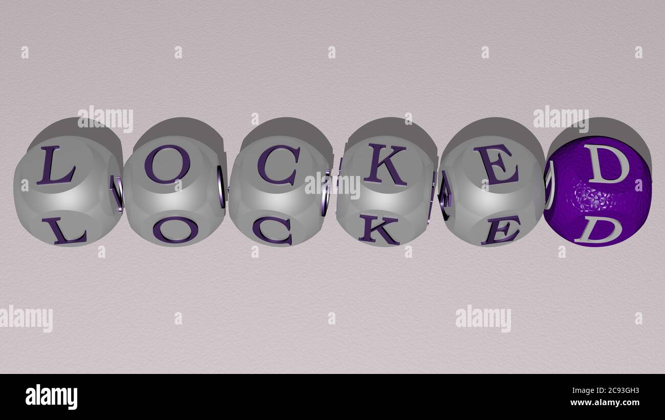 locked combined by dice letters and color crossing for the related ...