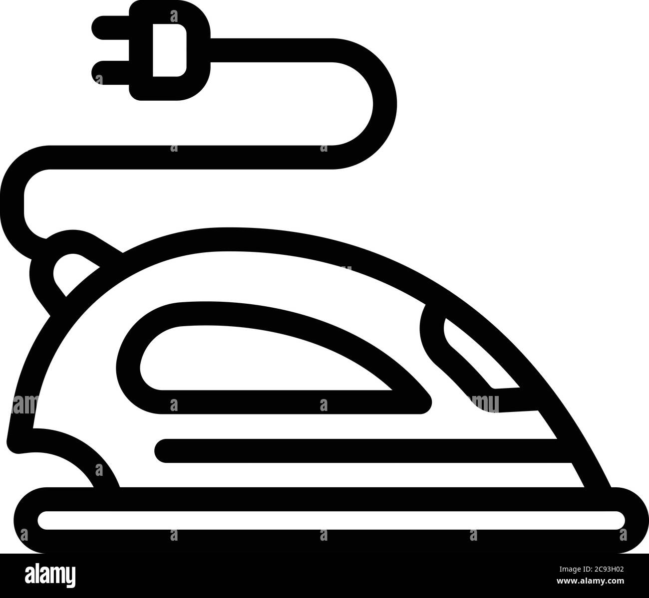 Flat iron icon, outline style Stock Vector Image & Art - Alamy
