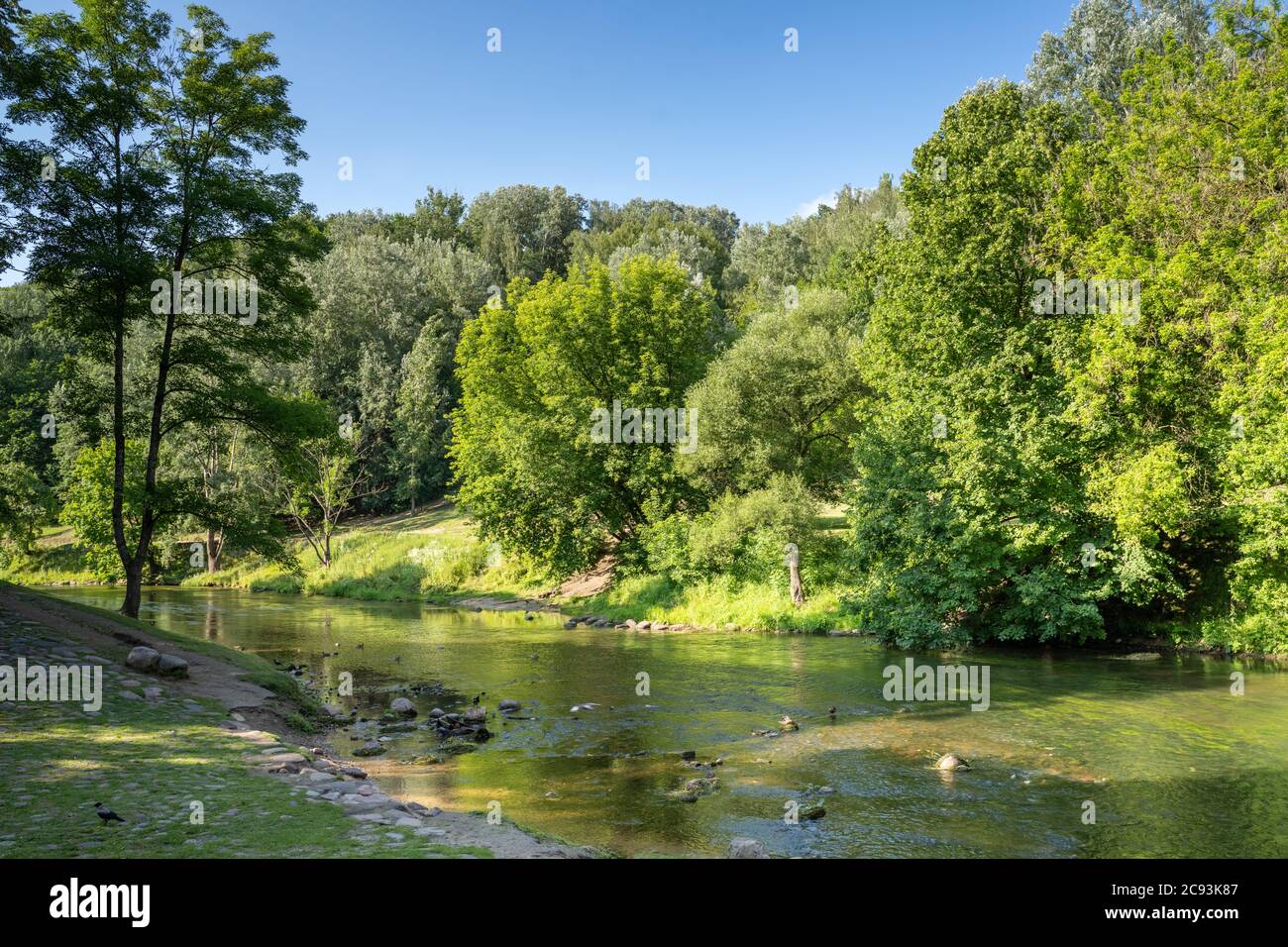 The Bernardine Garden, a beutiful public park in the old city of ...