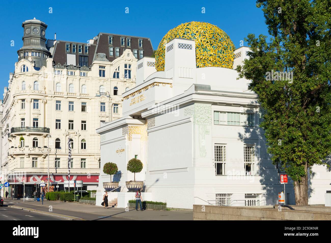 Wien, Vienna: Secessionsgebäude (Secession Building) in 01. Old Town ...