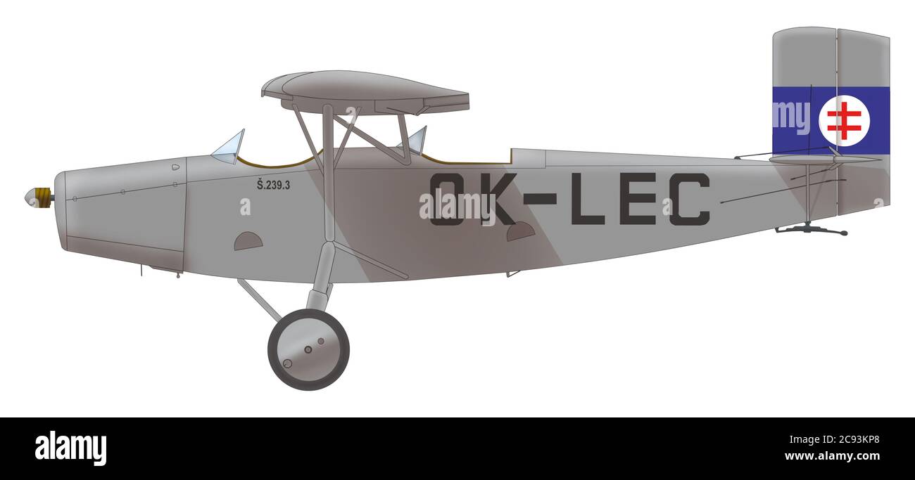 Letov Š.239.3 of the Slovak Aviation Corps, 1942 Stock Photo - Alamy