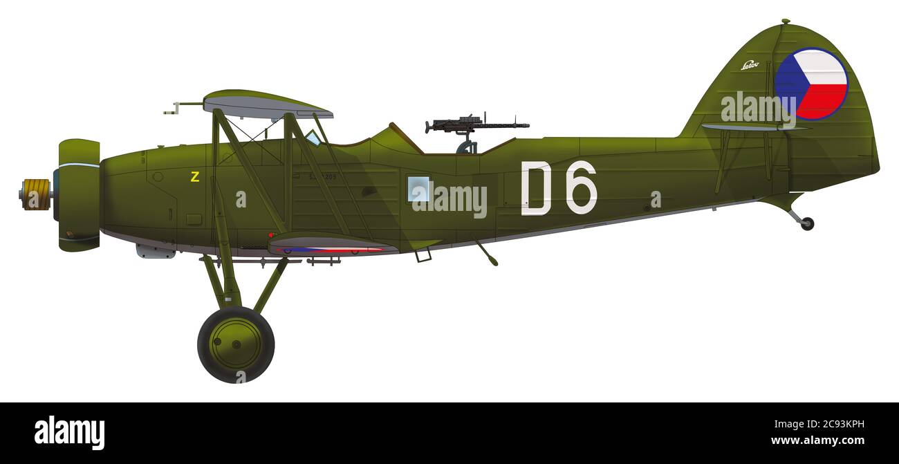 Letov Š.328.209 of the Flight 8 of the Air Regiment 2 of the ...