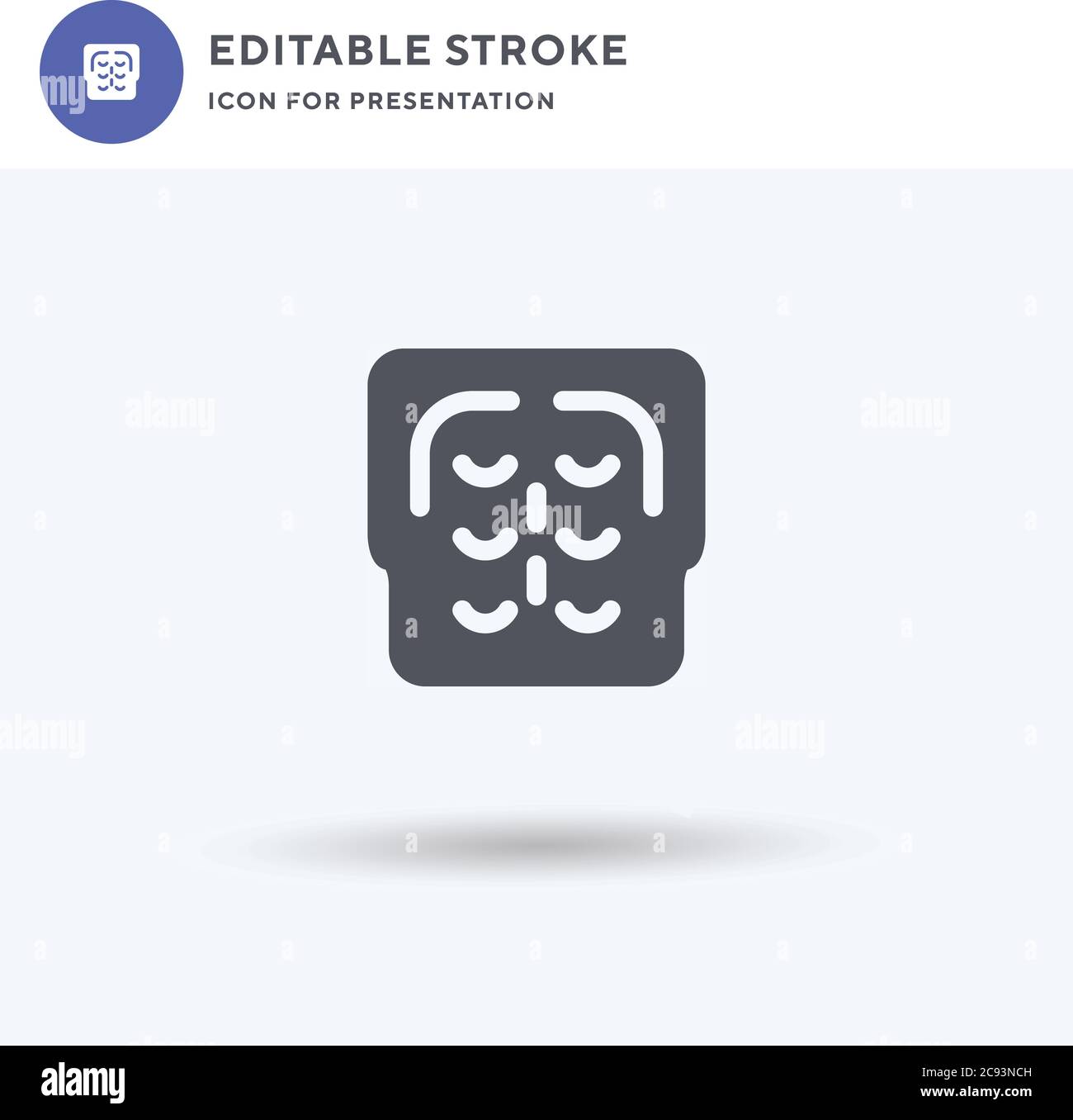 Abs icon vector, filled flat sign, solid pictogram isolated on white ...