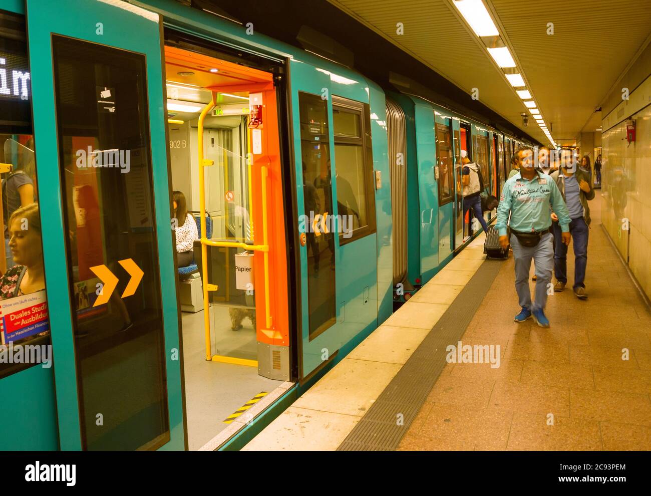 Subway station frankfurt germany hi-res stock photography and images ...