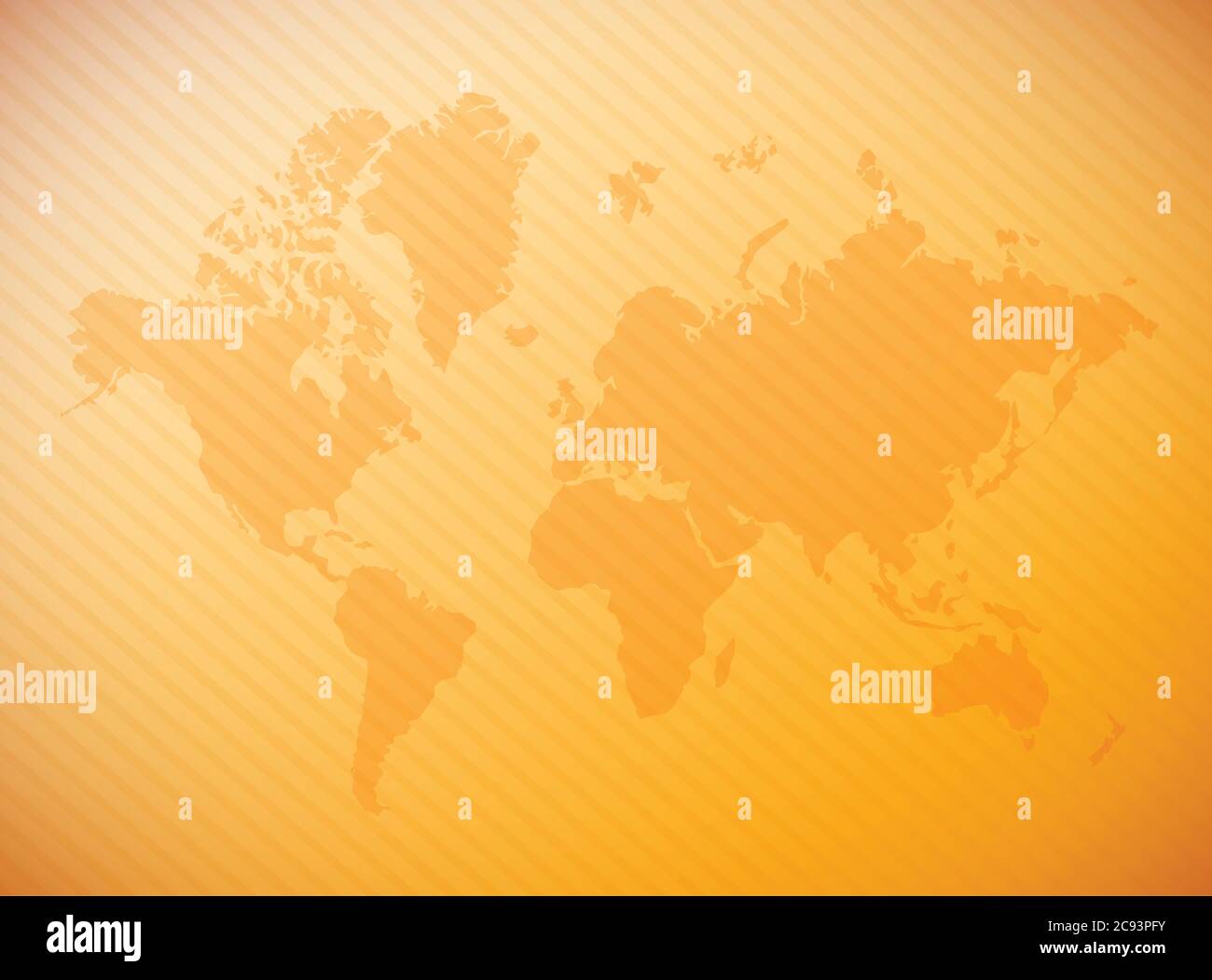 World map illustration design over a orange background Stock Vector ...