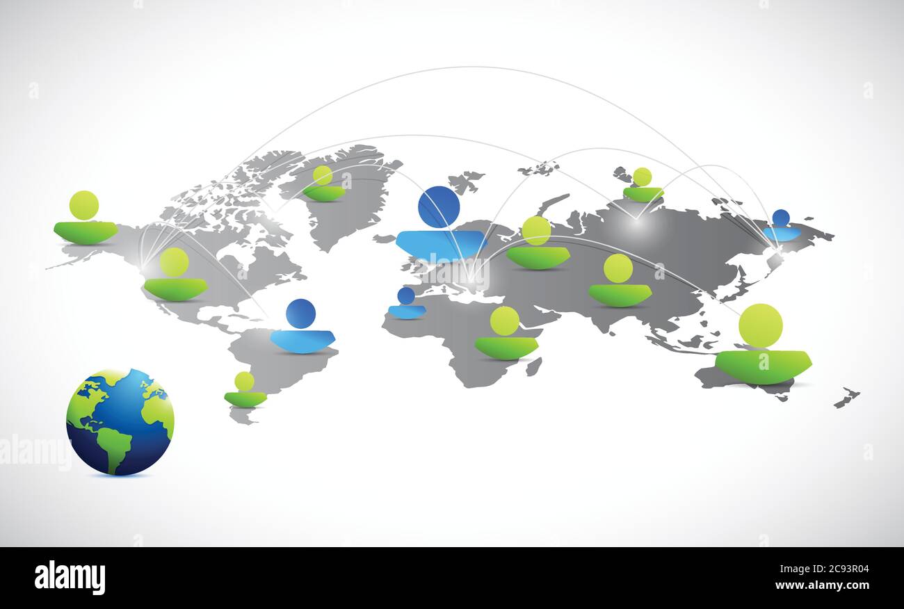 Global Connections Map