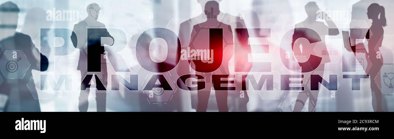 Project Management and Abstract Concept 2021. Banner for the site Stock ...