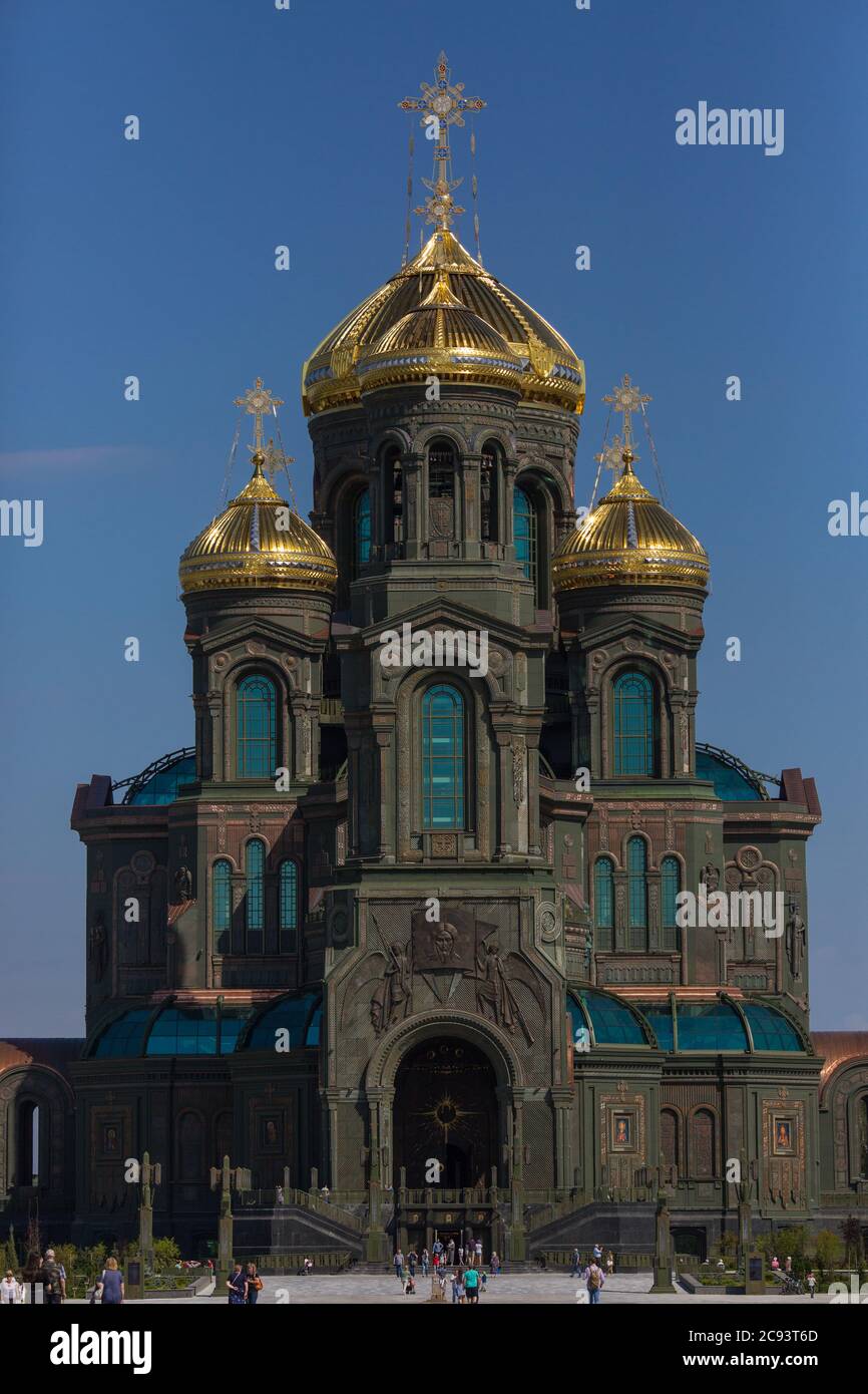 Main temple of the Russian Armed Forces in the Patriot military park ...