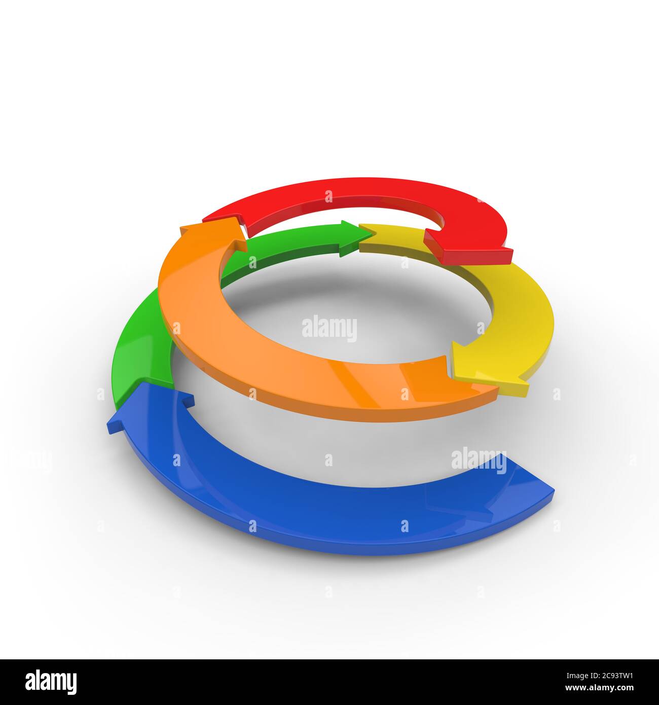 Curved upward arrows hi-res stock photography and images - Alamy