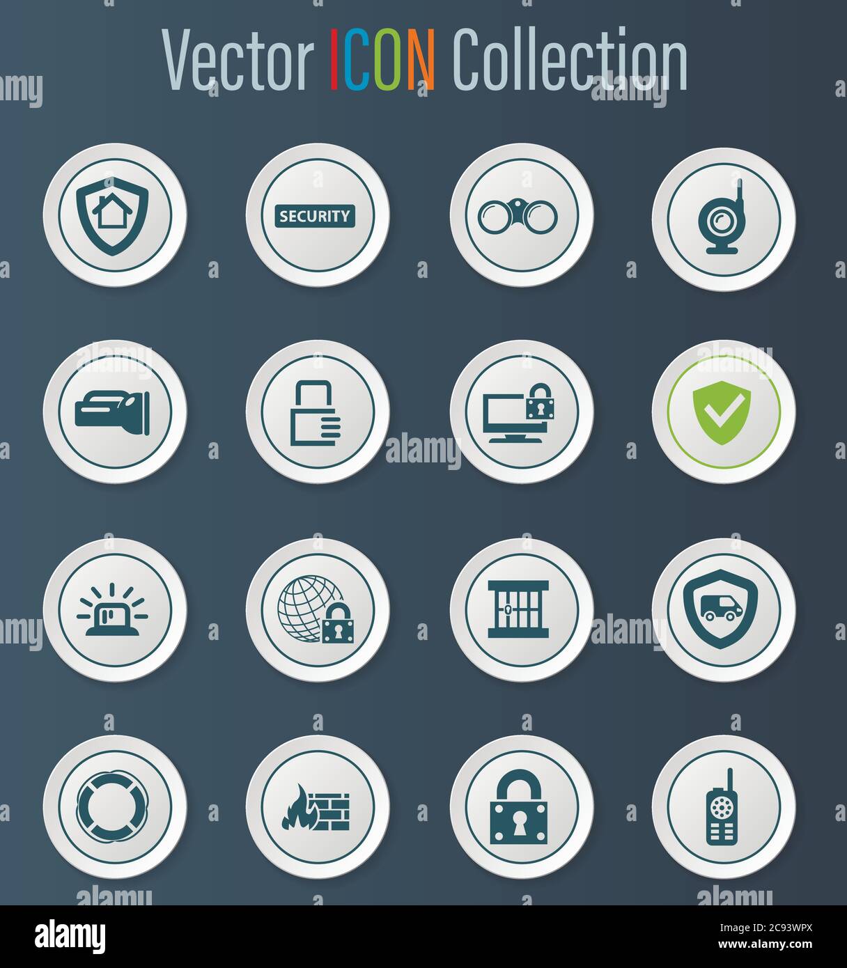 Security and protection icons set Stock Vector Image & Art - Alamy