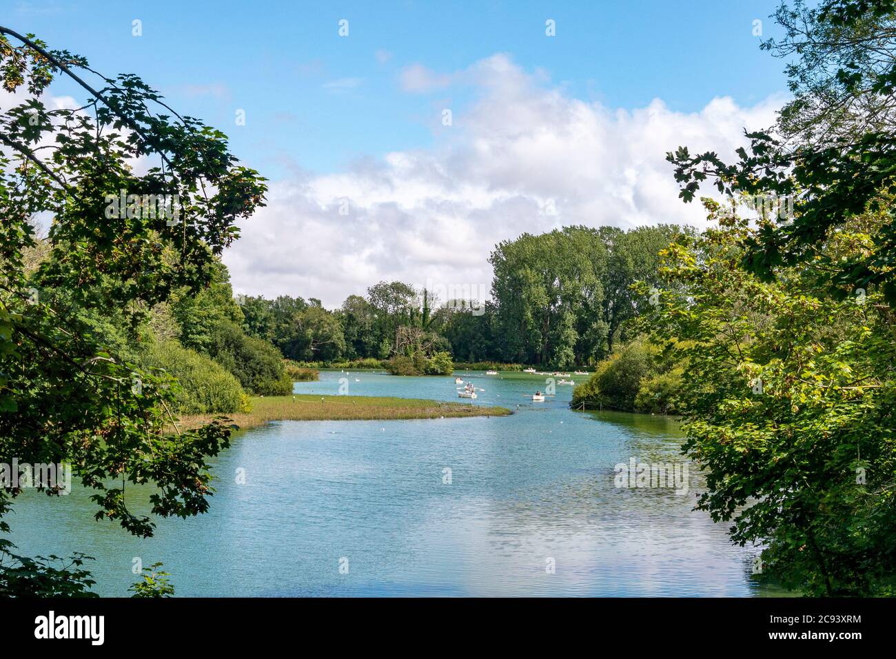 Swanbourne lodge boating lake hi-res stock photography and images - Alamy