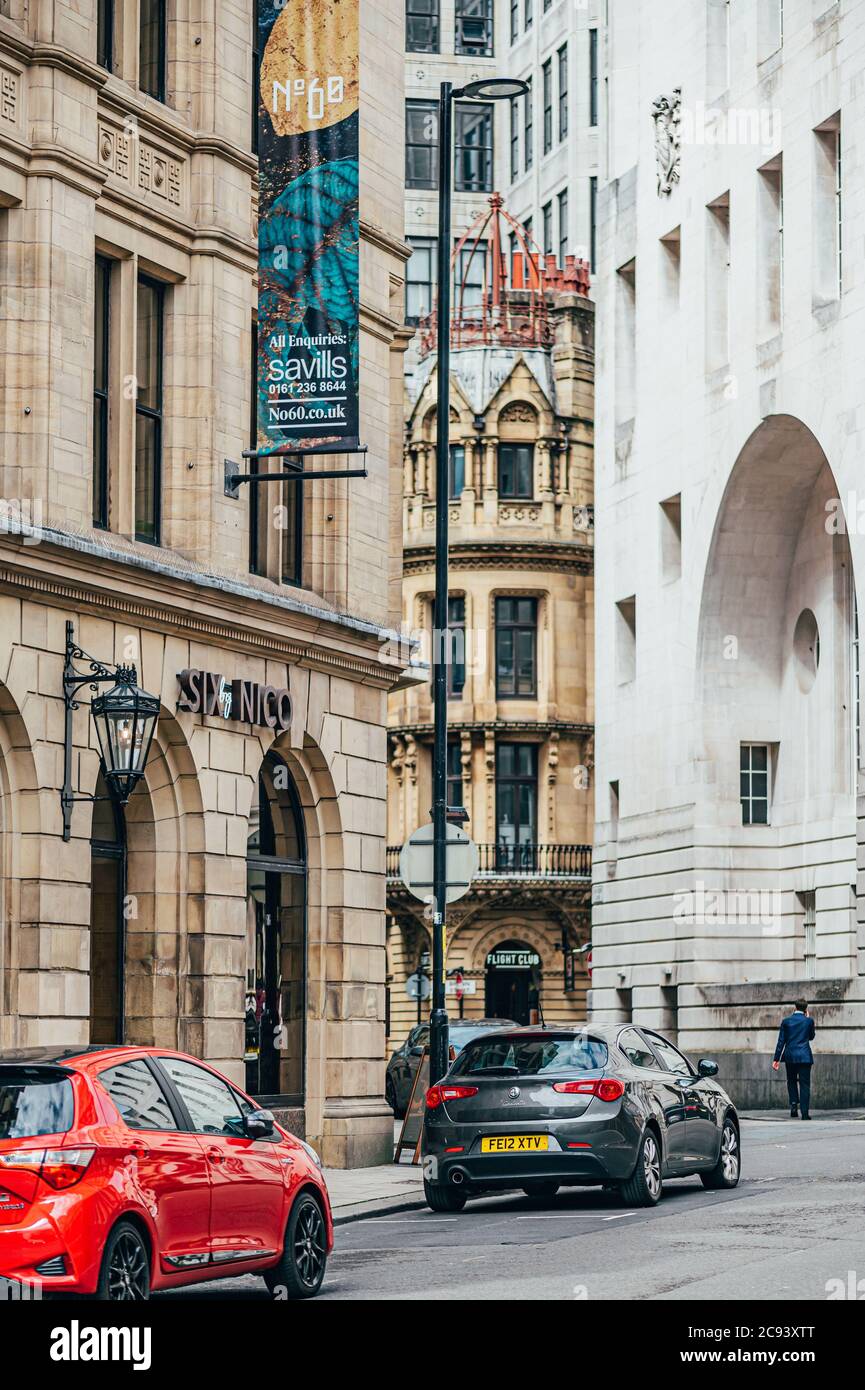 City centre of Manchester, UK Stock Photo - Alamy