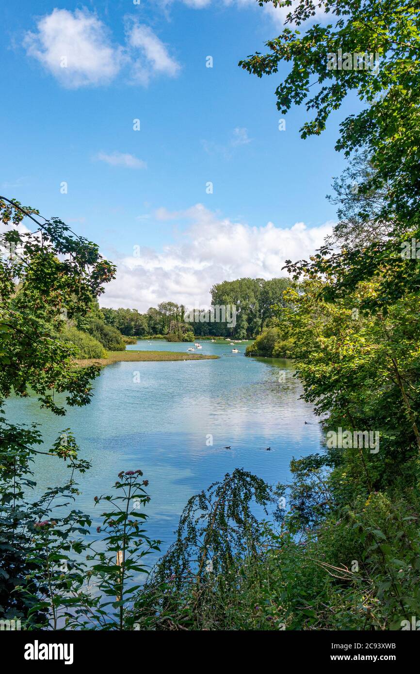 Swanbourne lodge boating lake hi-res stock photography and images - Alamy
