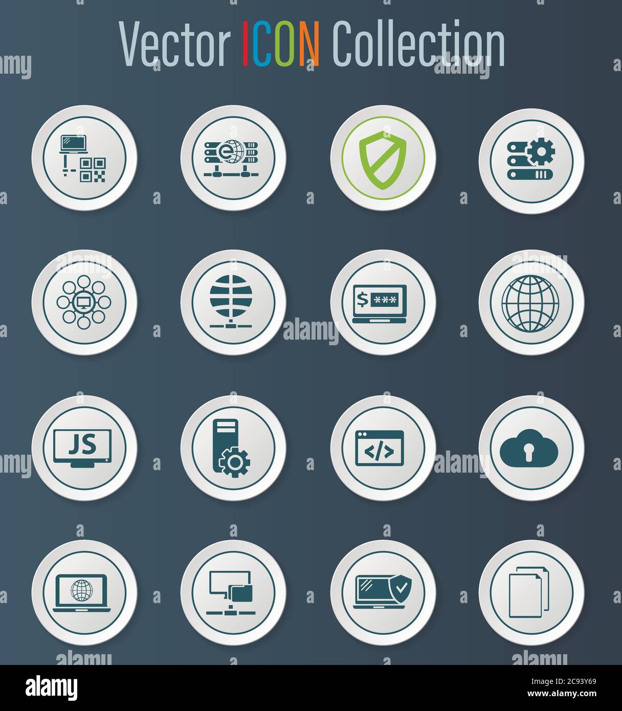 Internet, server, network icons set Stock Vector Image & Art - Alamy