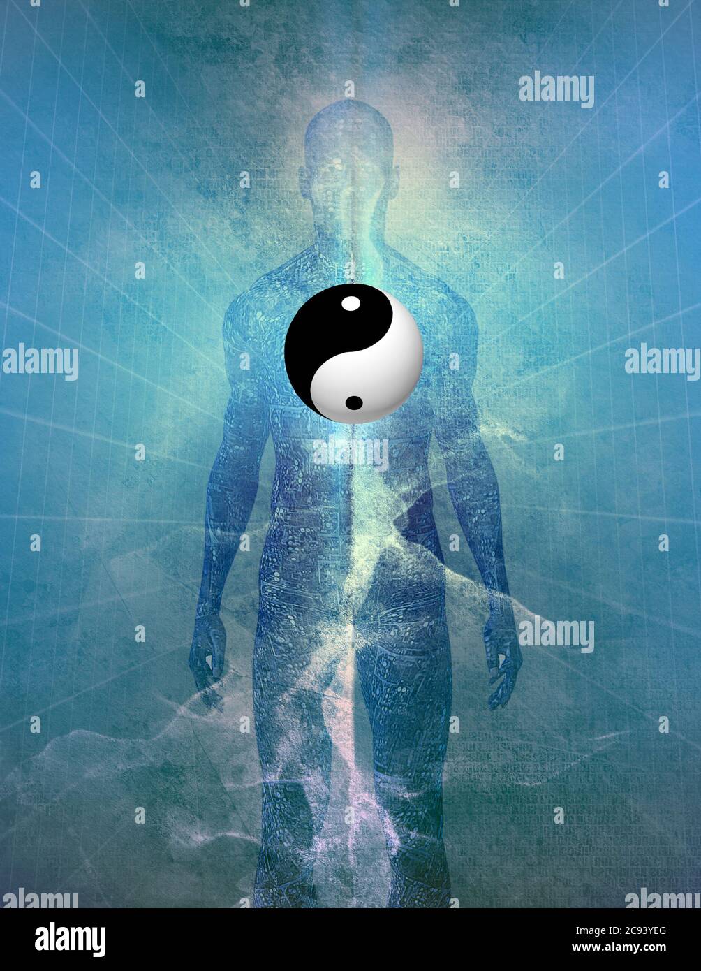 Yin Yang Human Stock Photo - Alamy