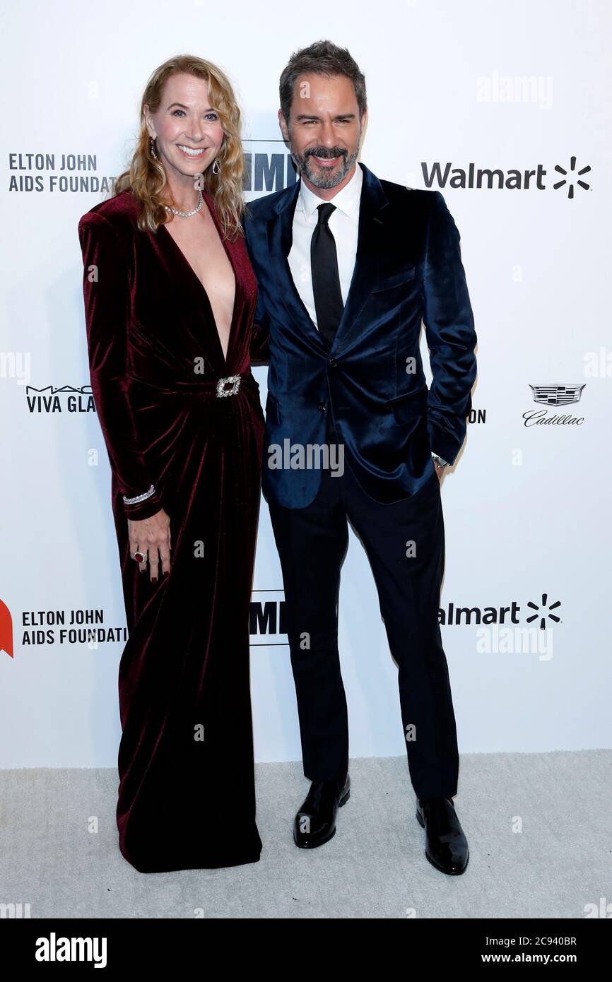 LOS ANGELES - FEB 9: Janet McCormack, Eric McCormack at the 28th Elton ...