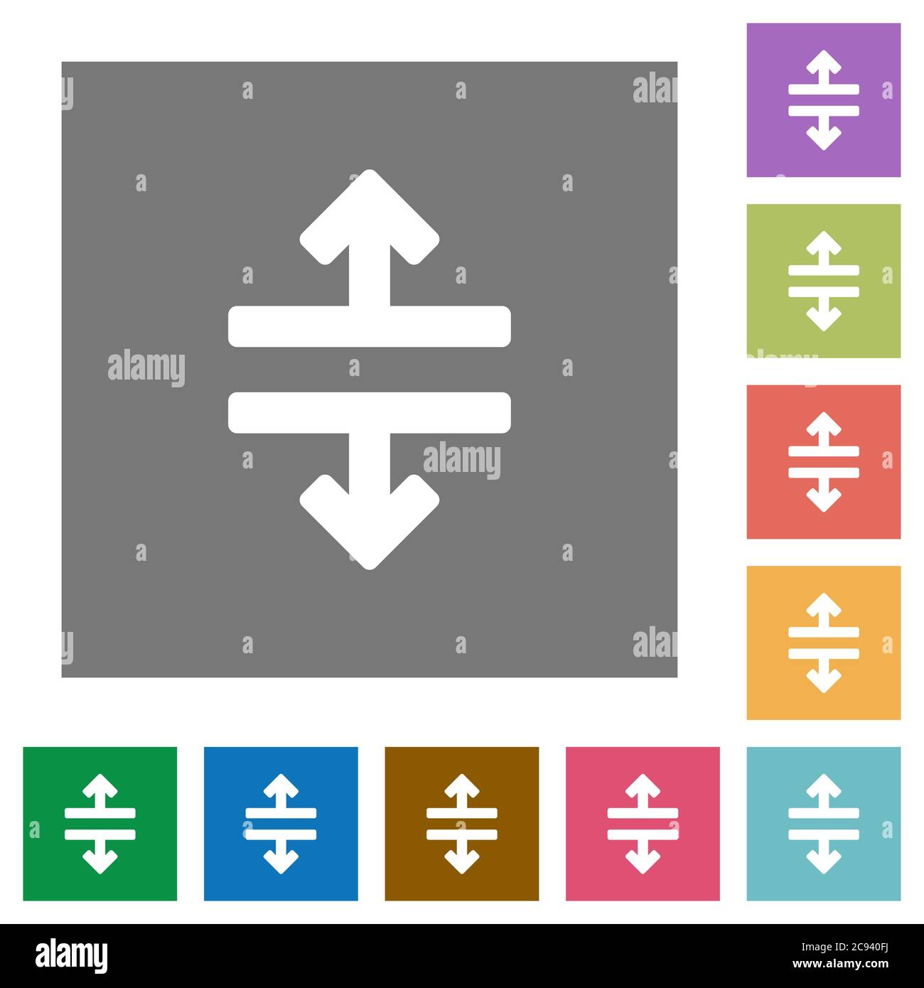 Red arrows split Stock Vector Images - Alamy