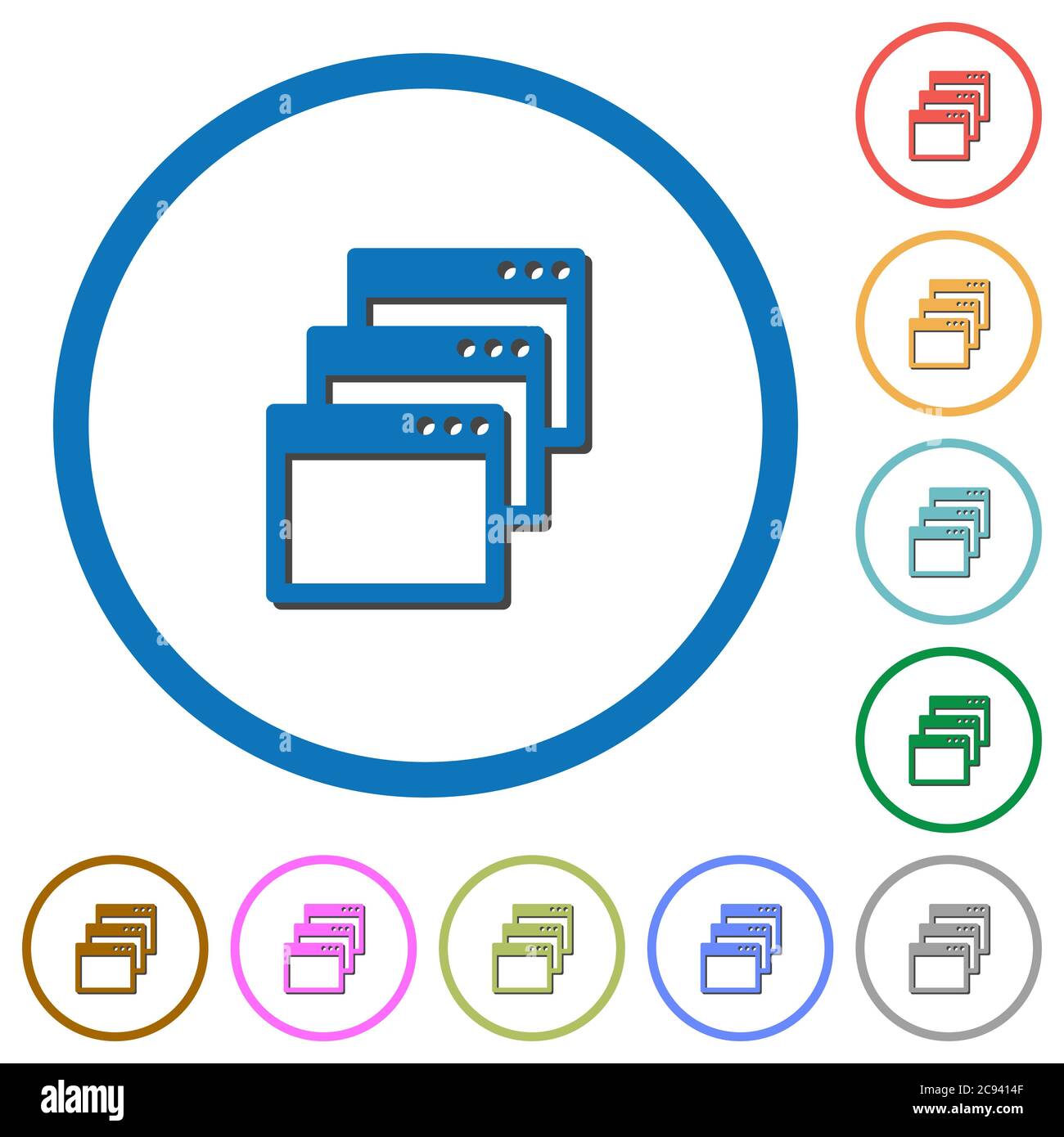 Panels overlapping Stock Vector Images - Alamy