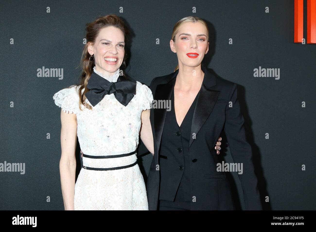 LOS ANGELES - MAR 9: Hilary Swank, Betty Gilpin at the "The Hunt ...