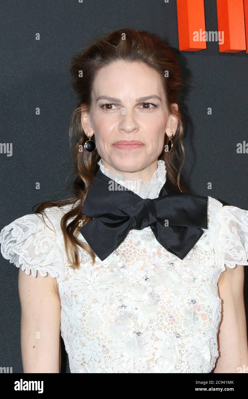 LOS ANGELES - MAR 9: Hilary Swank at the "The Hunt" Premiere at the ...
