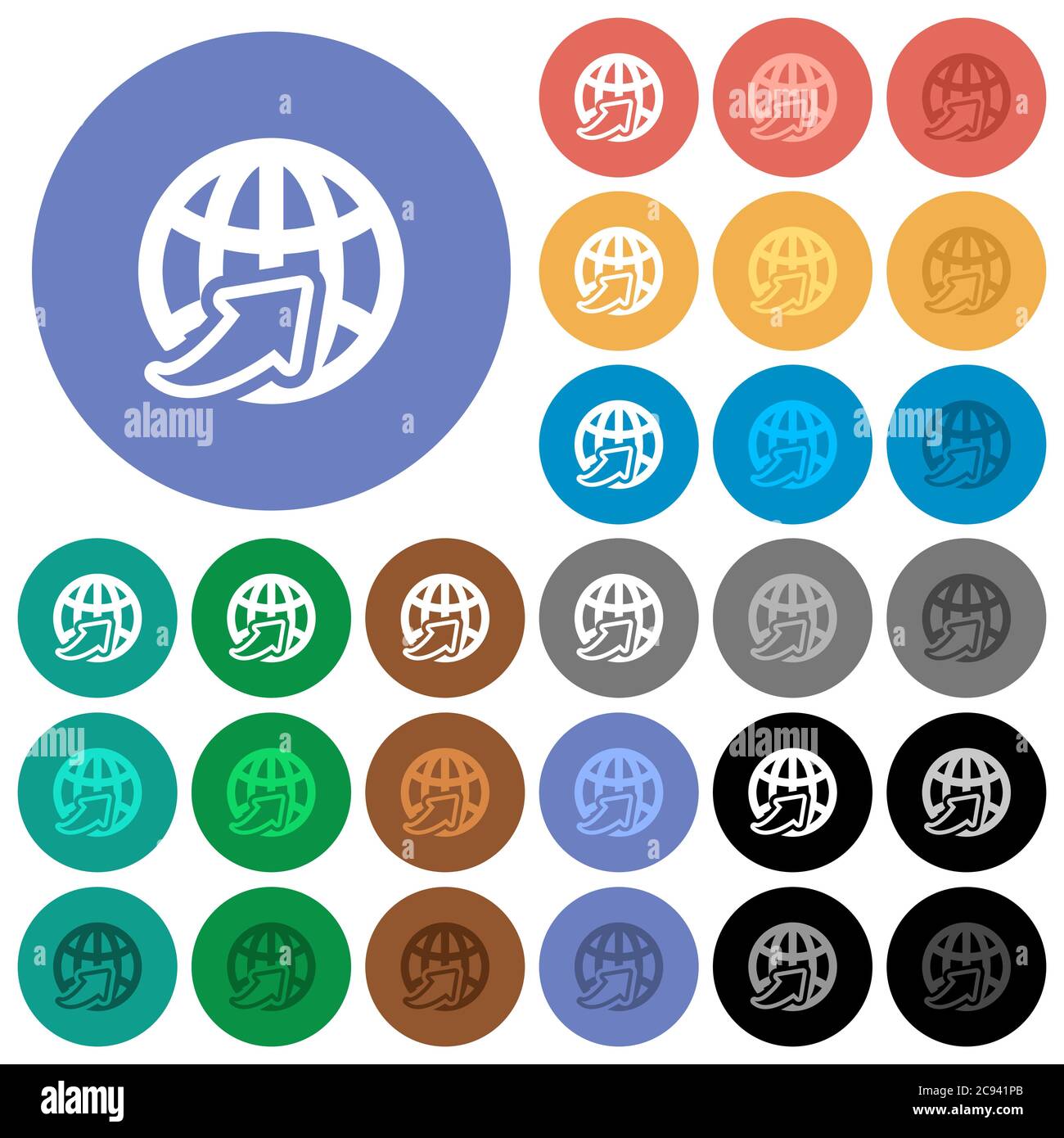 Shades of earth Stock Vector Images - Alamy