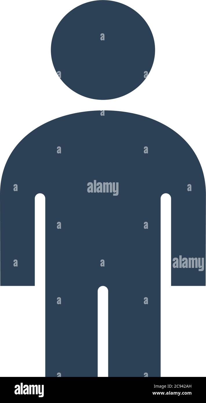 User profile colored icon. Man profile, employee symbol Stock Vector ...