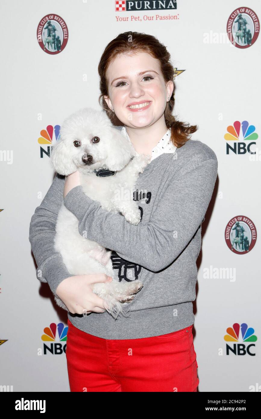 LOS ANGELES - FEB 29: Reece Caddell at the Beverly Hills Dog Show ...