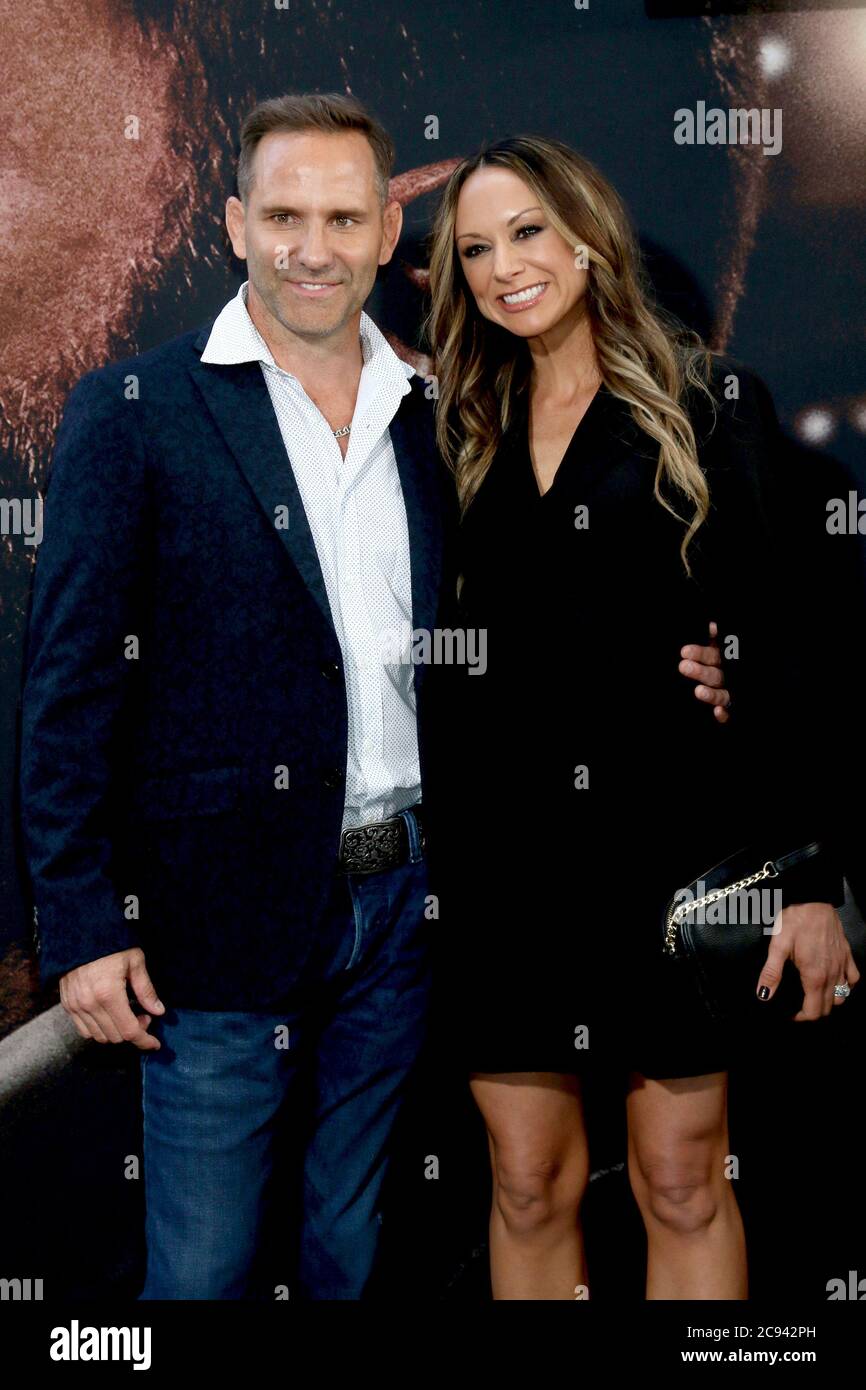 LOS ANGELES - MAR 1: Chris Bruno and wife at the The Way Back Premiere ...