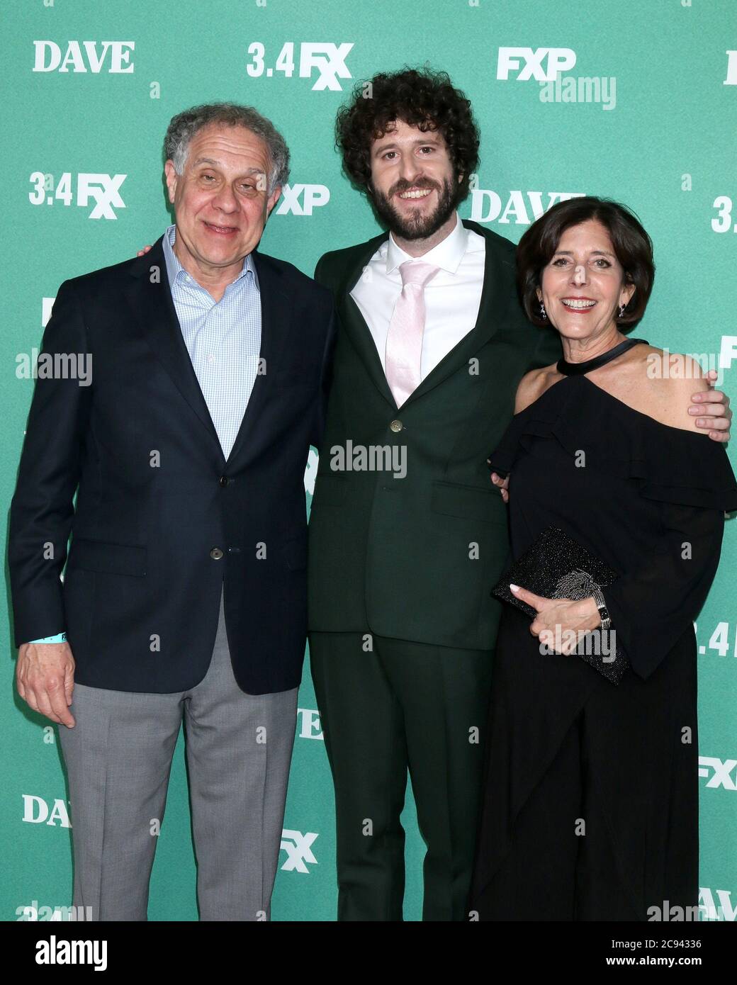LOS ANGELES - FEB 27: Dave Burd, parents at the "Dave" Premiere ...
