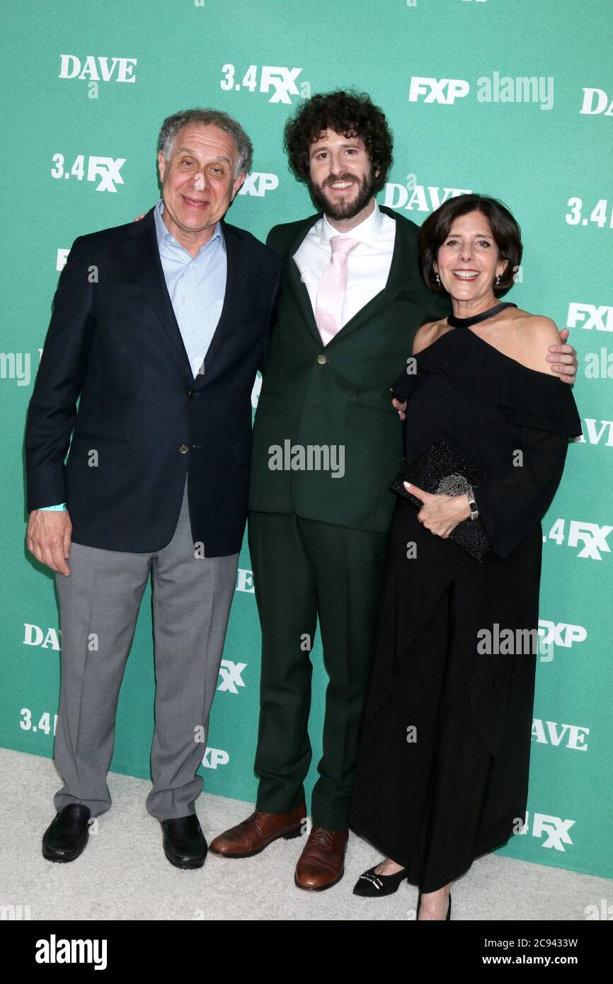LOS ANGELES - FEB 27: Dave Burd, parents at the "Dave" Premiere ...