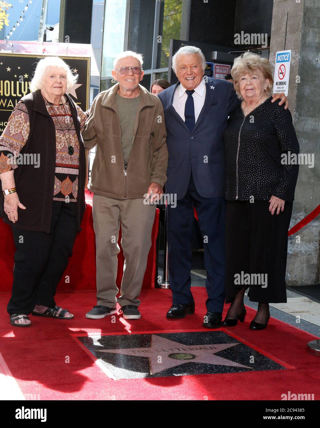 LOS ANGELES - FEB 24: Tony Butala and siblings at the The Lettermen ...