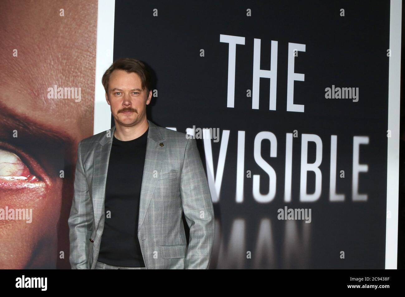 LOS ANGELES - FEB 24: Michael Dorman at the "The Invisible Man ...