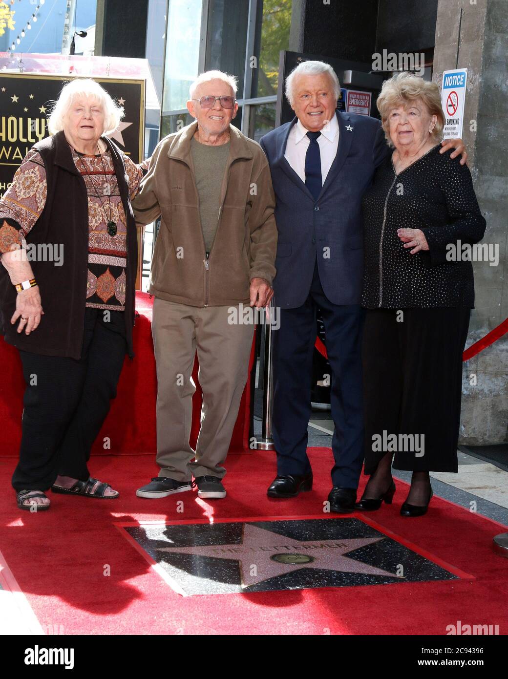 LOS ANGELES - FEB 24: Tony Butala and siblings at the The Lettermen ...