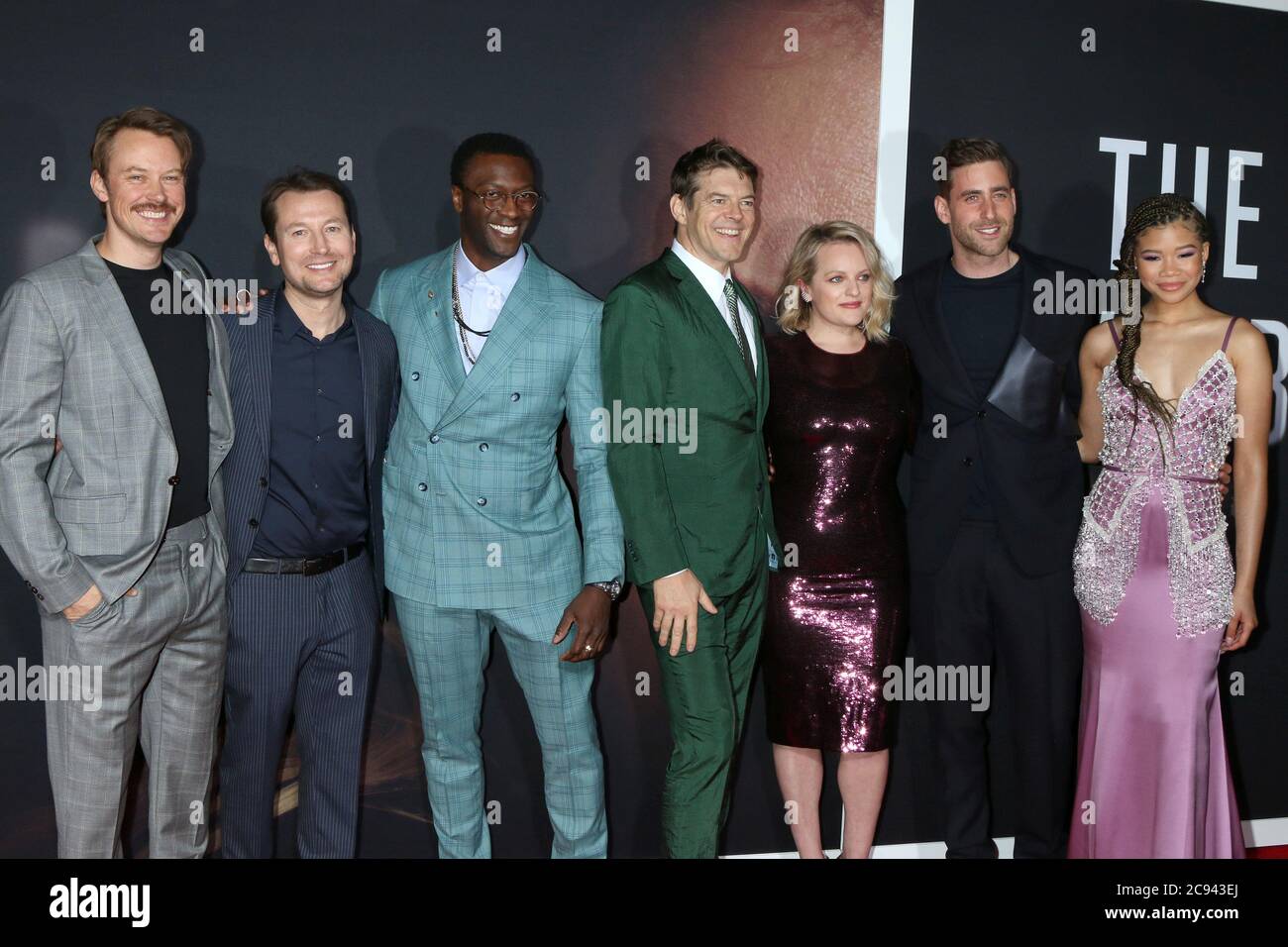 LOS ANGELES - FEB 24: Michael Dorman, Leigh Whannell, Aldis Hodge ...