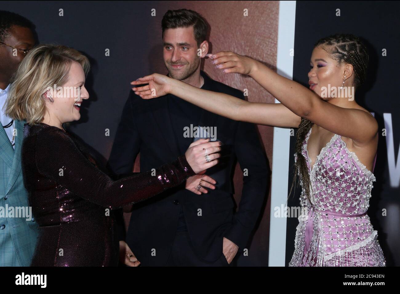 LOS ANGELES - FEB 24: Elisabeth Moss and Storm Reid at the "The ...