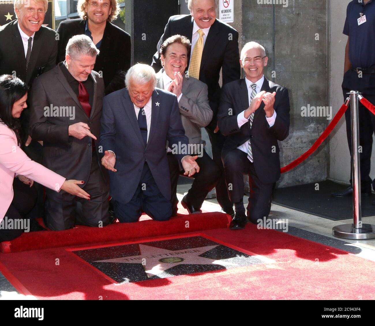LOS ANGELES - FEB 24: Rob Gulack, Tony Butala, Bobby Poynton, Mitch ...