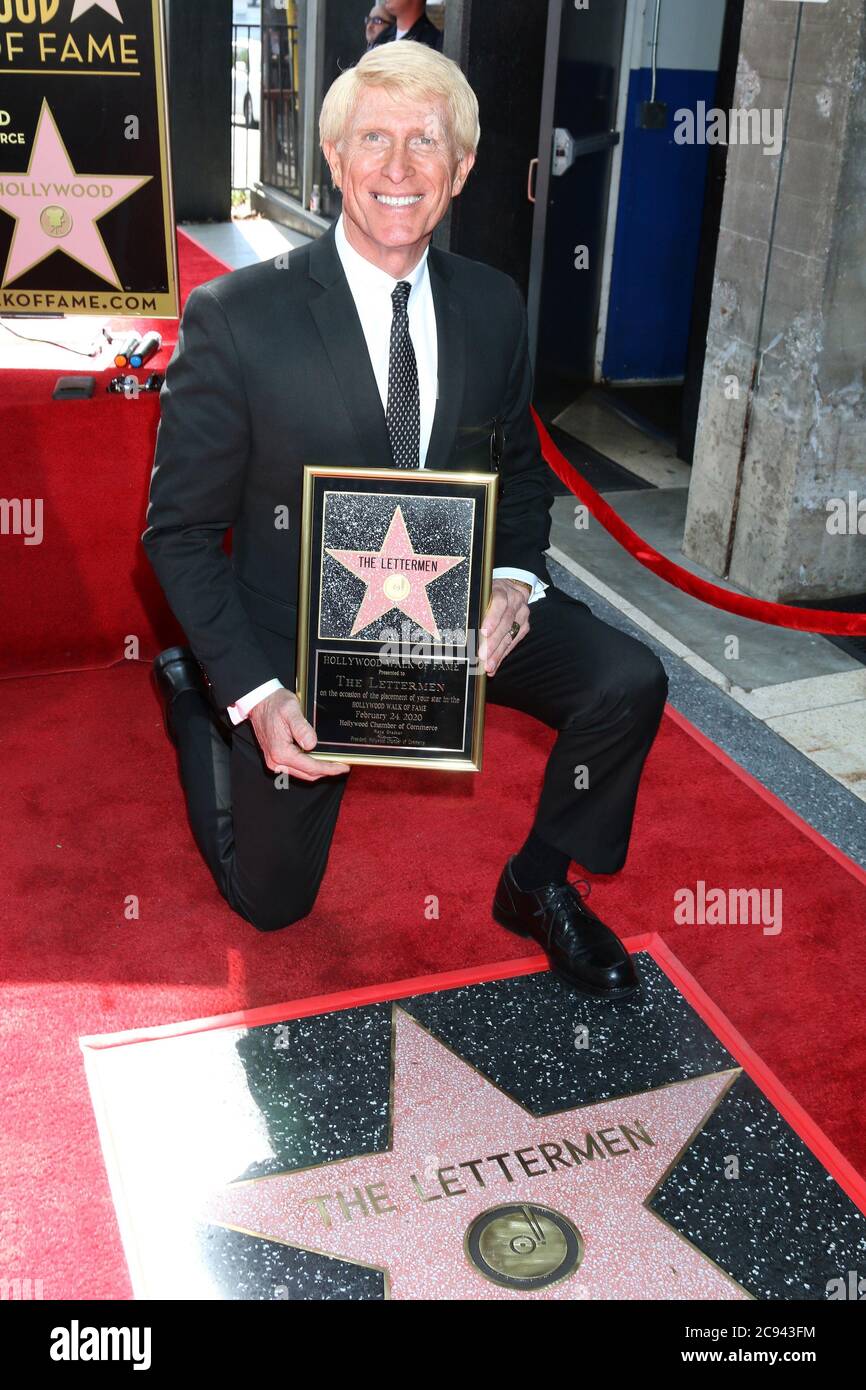 LOS ANGELES - FEB 24: Donovan Tea at the The Lettermen Star Ceremony on ...