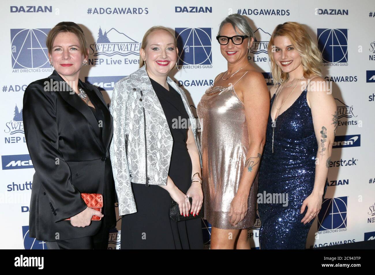 LOS ANGELES - FEB 1: Laura Ballinger-Garner, Ann Baxton, Molly Watson ...
