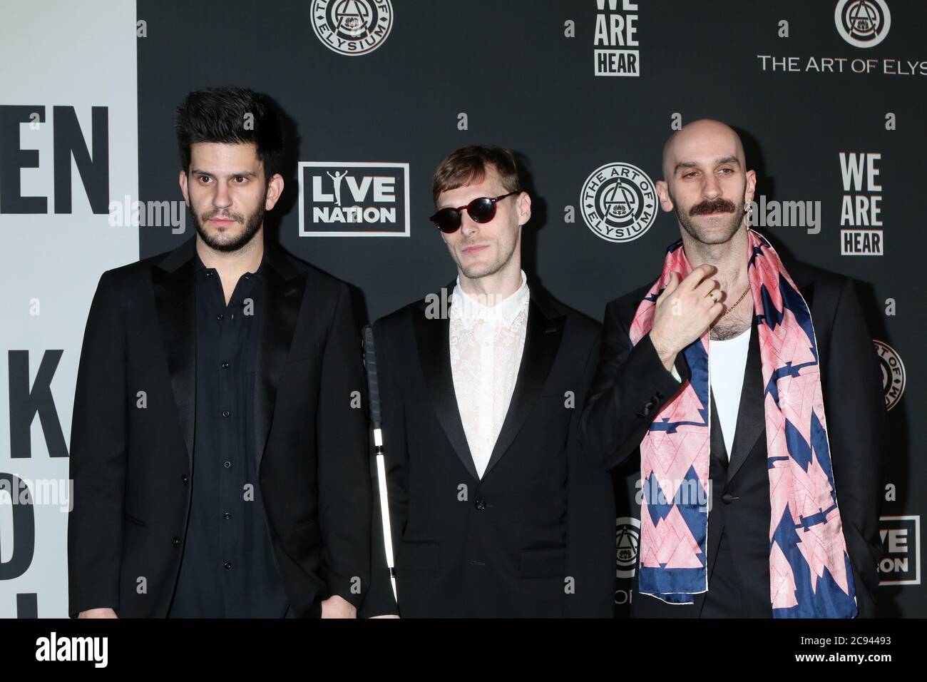 LOS ANGELES - JAN 4: Adam Levin, Casey Harris, and Sam Harris - X ...